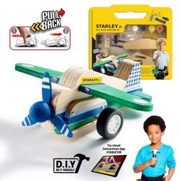 Stanley | Toys | Stanley Jr Diy Pull Back Airplane Kit | Poshmark